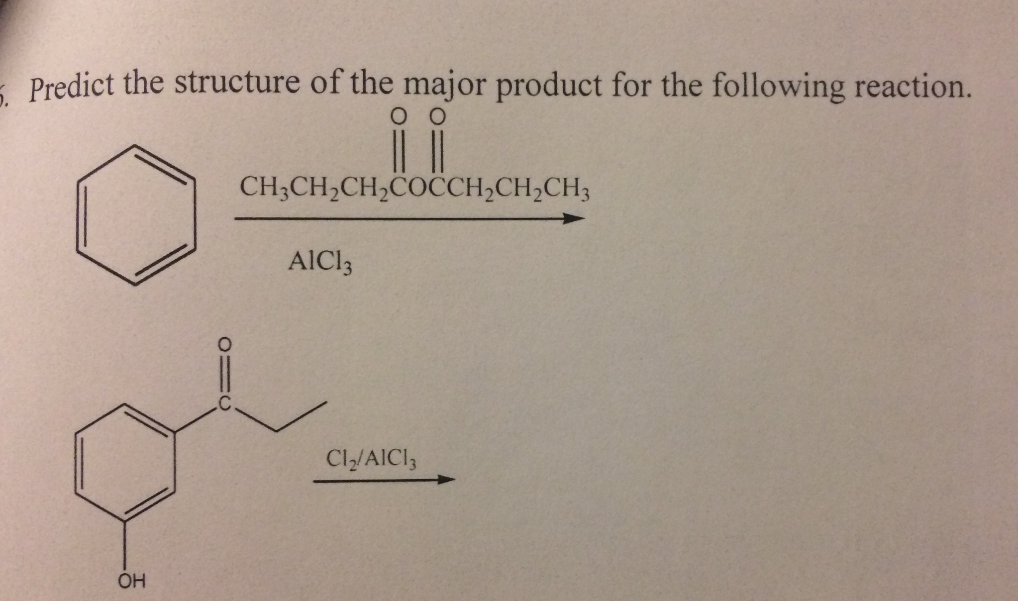 Solved Predict the structure of the major product for the | Chegg.com Solved Predict the structure of the major product for the | Chegg.com