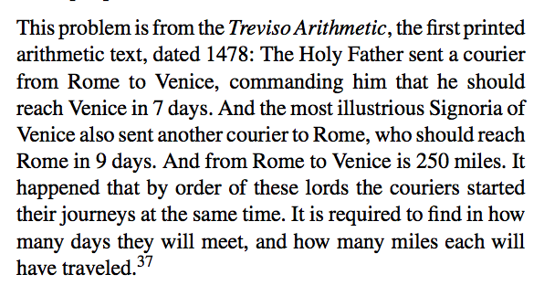 Solved This problem is from the Treviso Arithmetic, the | Chegg.com