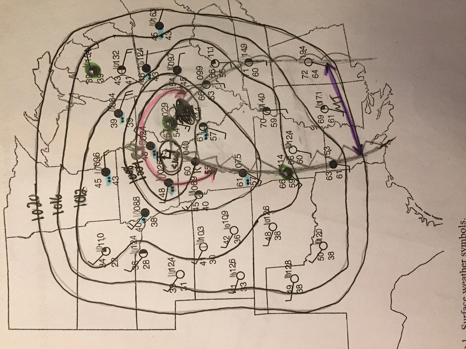 Solved The development of the mid-latitude cyclone Examine | Chegg.com