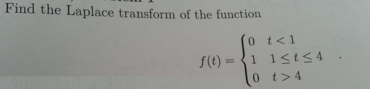 Solved Find the place transform of the functions | Chegg.com