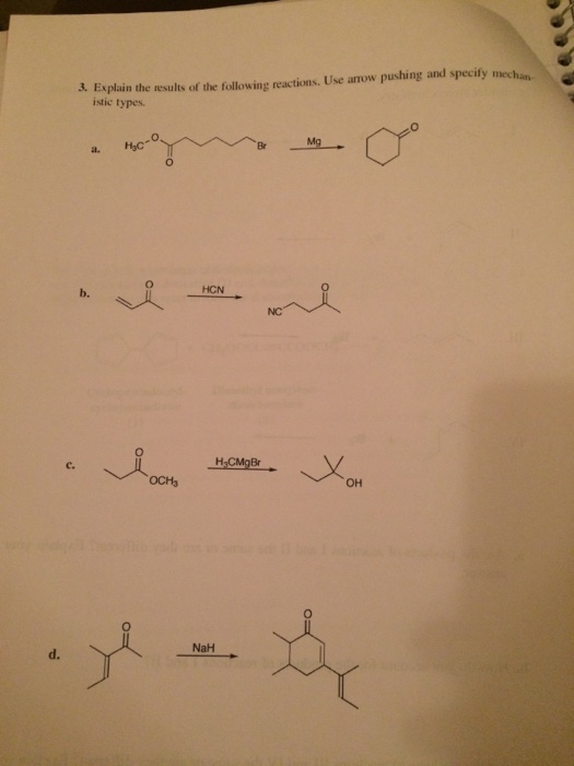 Solved Explain the result of the following reactions. Use | Chegg.com