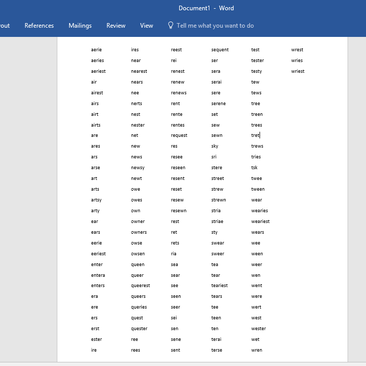 This program is supposed to find all the words in a | Chegg.com