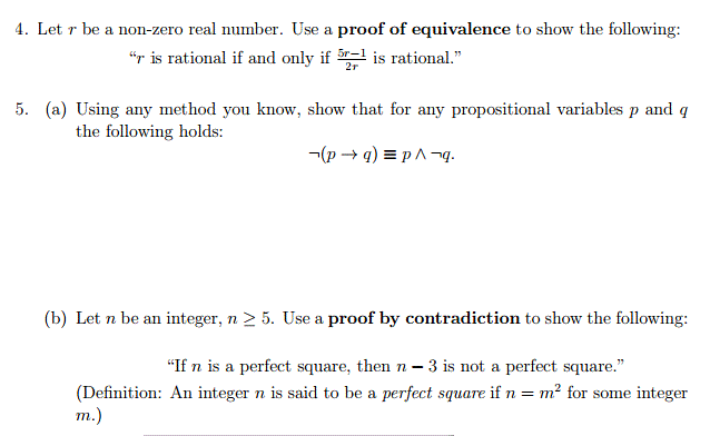 Solved Let r be a non-zero real number. Use a proof of | Chegg.com