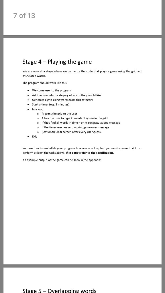 2 of 13 Introduction A Word Search Puzzle consists of | Chegg.com