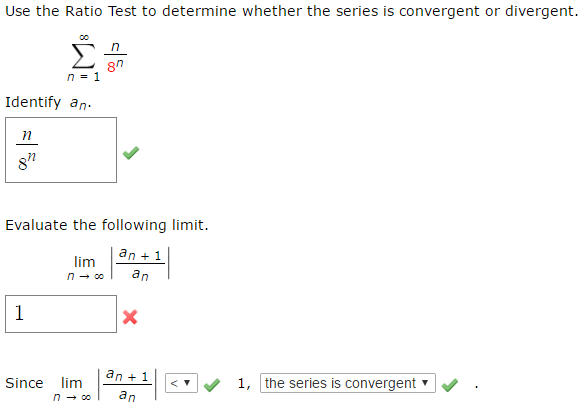 Solved Use the Ratio Test to determine whether the series is | Chegg.com