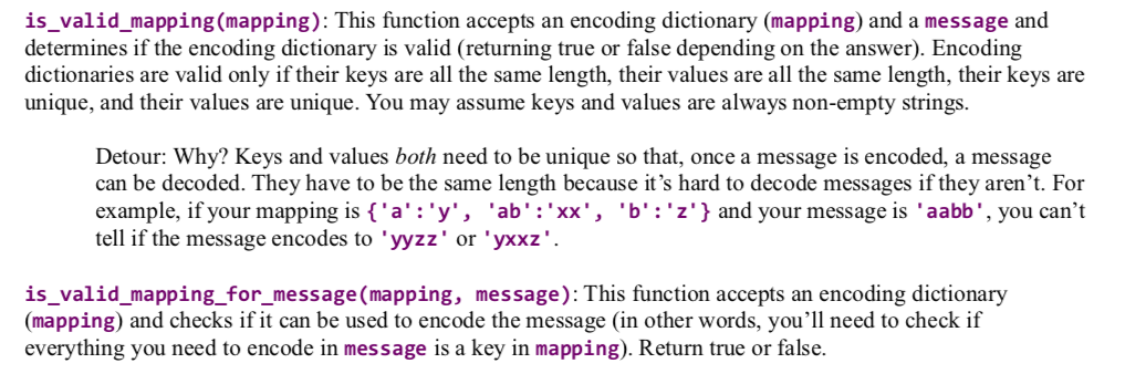 Dictionary Formats For simplicity, there will be | Chegg.com