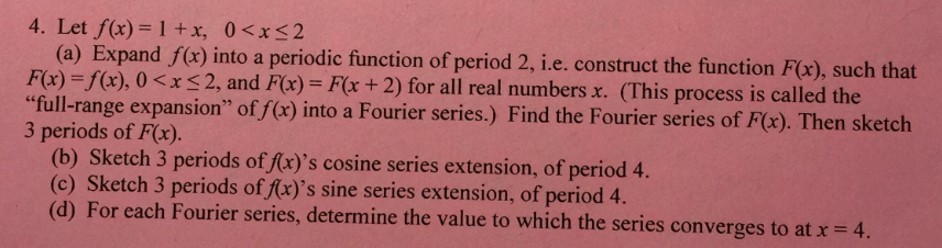 Solved Let f(x) = 1 + x, 0