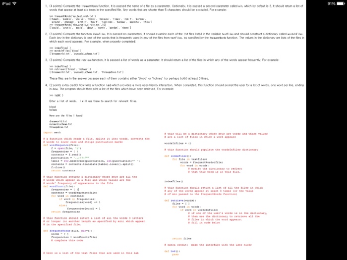 Complete the function. | Chegg.com