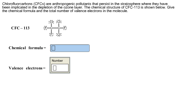 Solved Chlorofluorcarbons(CFCs) are anthropogenic pollutants | Chegg.com