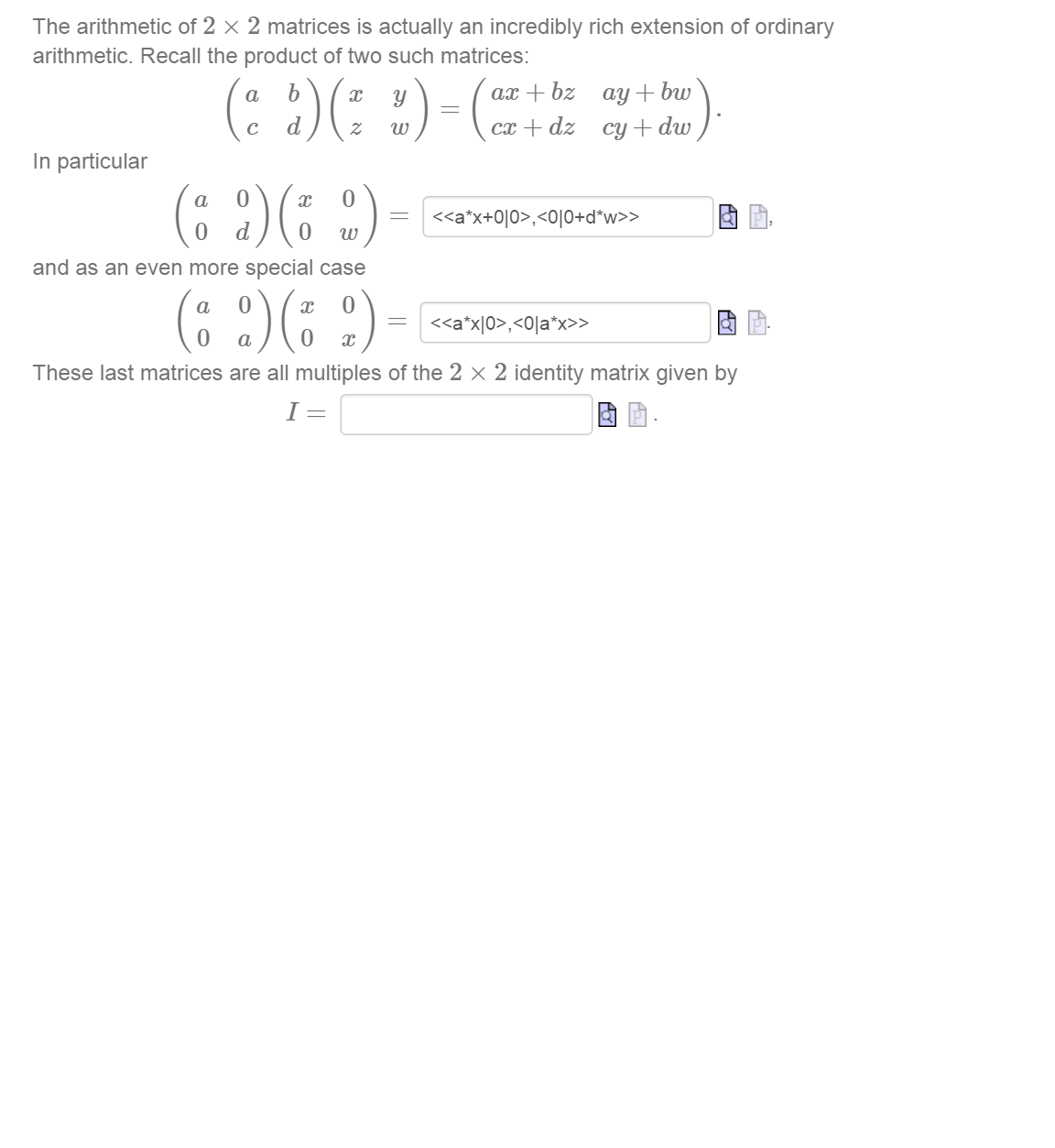 Solved I have 2 questions for algebra matrix.I've done | Chegg.com