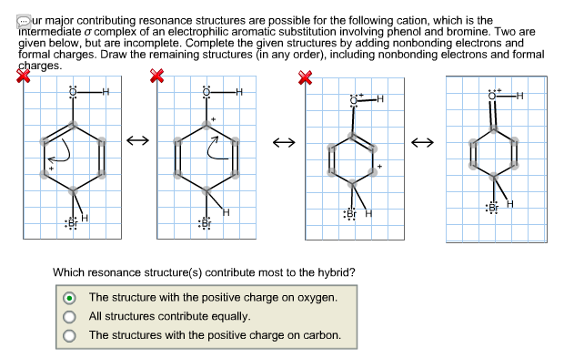 Solved ur major contributing resonance structures are | Chegg.com