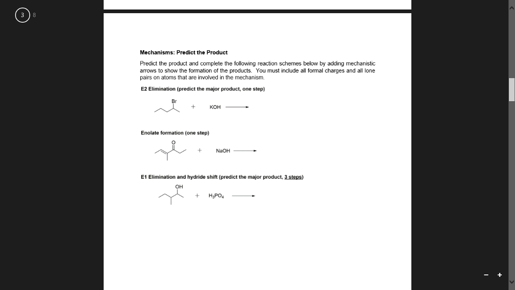 Solved Predict the product and complete the following | Chegg.com