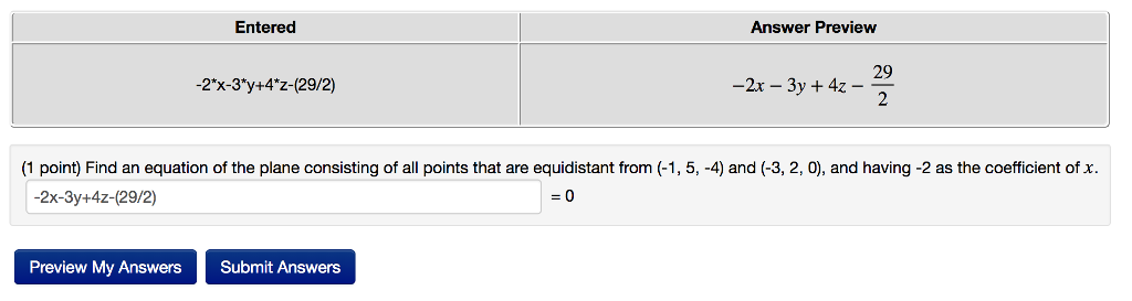 Solved Find an equation of the plane consisting of all | Chegg.com