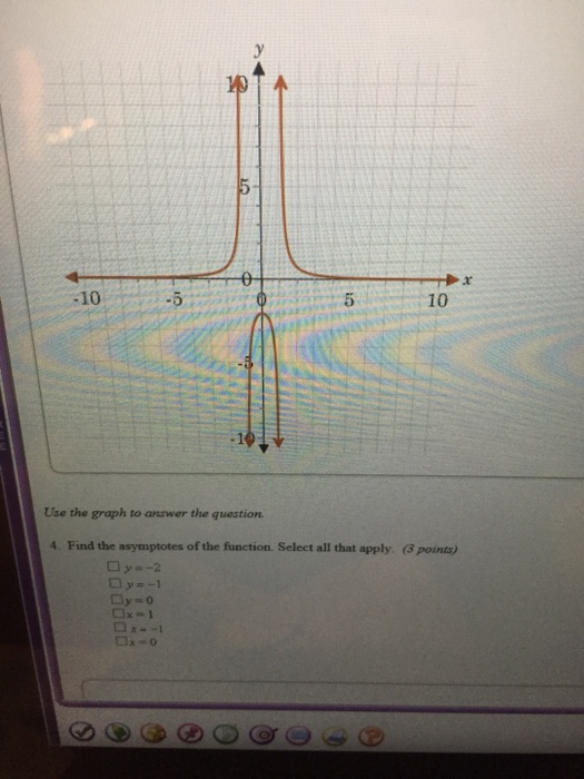 Solved Use the graph to answer the question. 1. Find the | Chegg.com