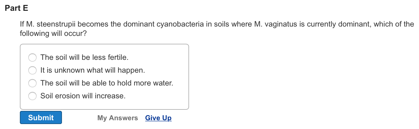 Solved Part A You are a soil scientist studying | Chegg.com