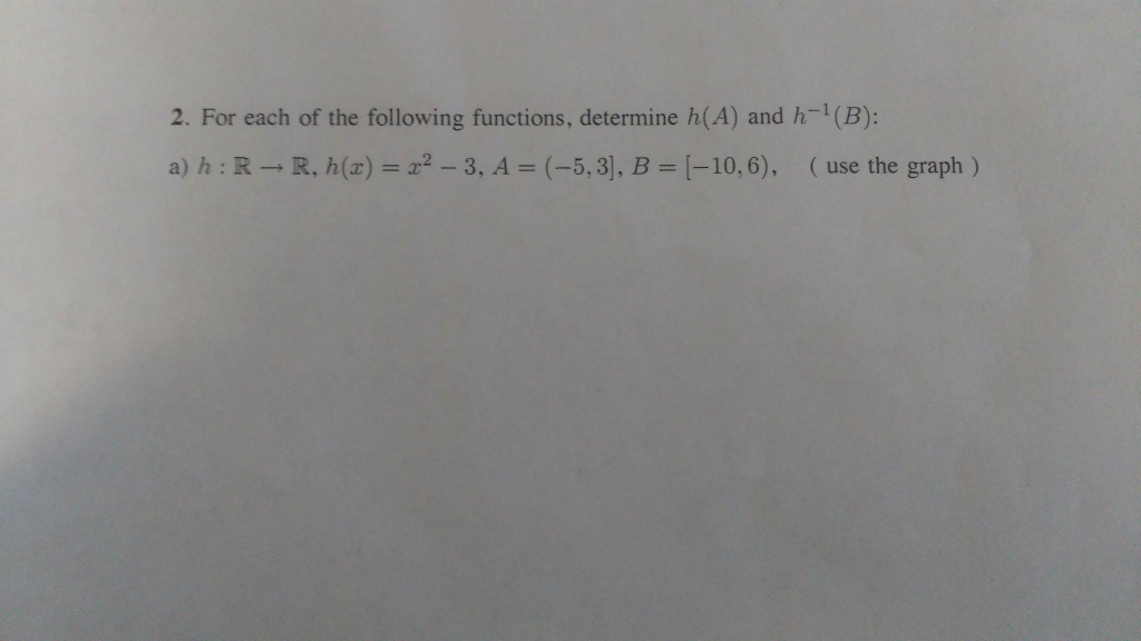 Solved 2. For each of the following functions, determine | Chegg.com
