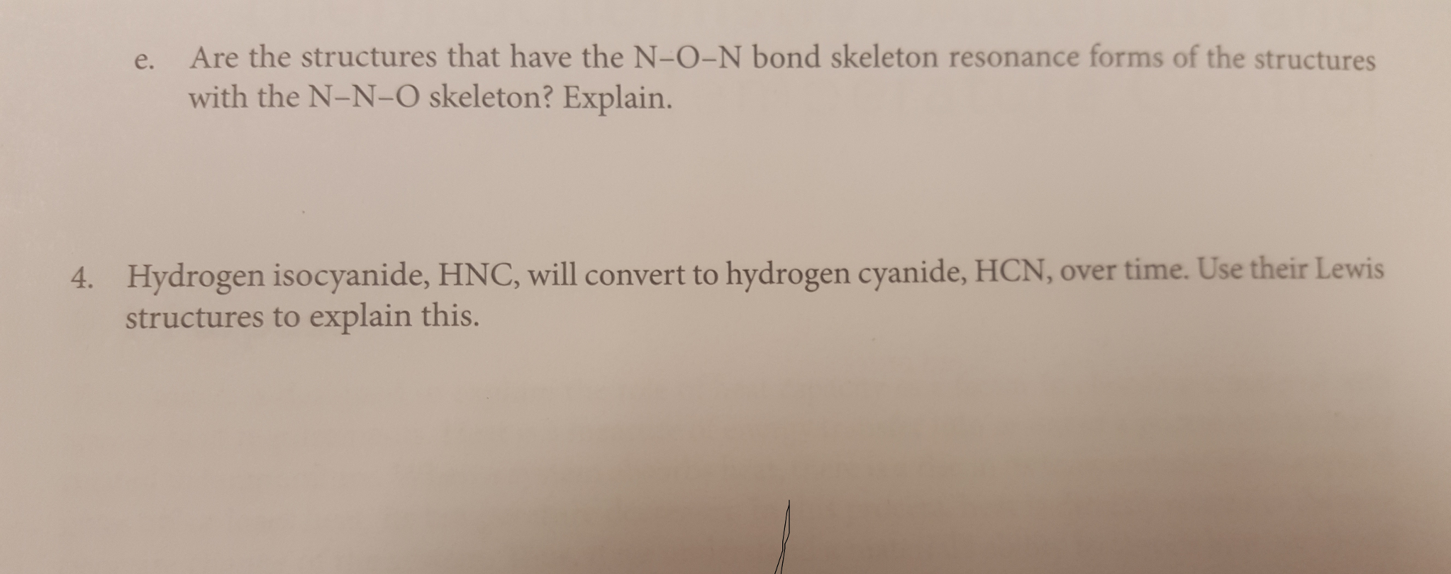 Solved Hydrogen isocyanide, HNC, will convert to hydrogen | Chegg.com