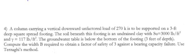 Solved A column carrying a vertical downward unfactored load | Chegg.com