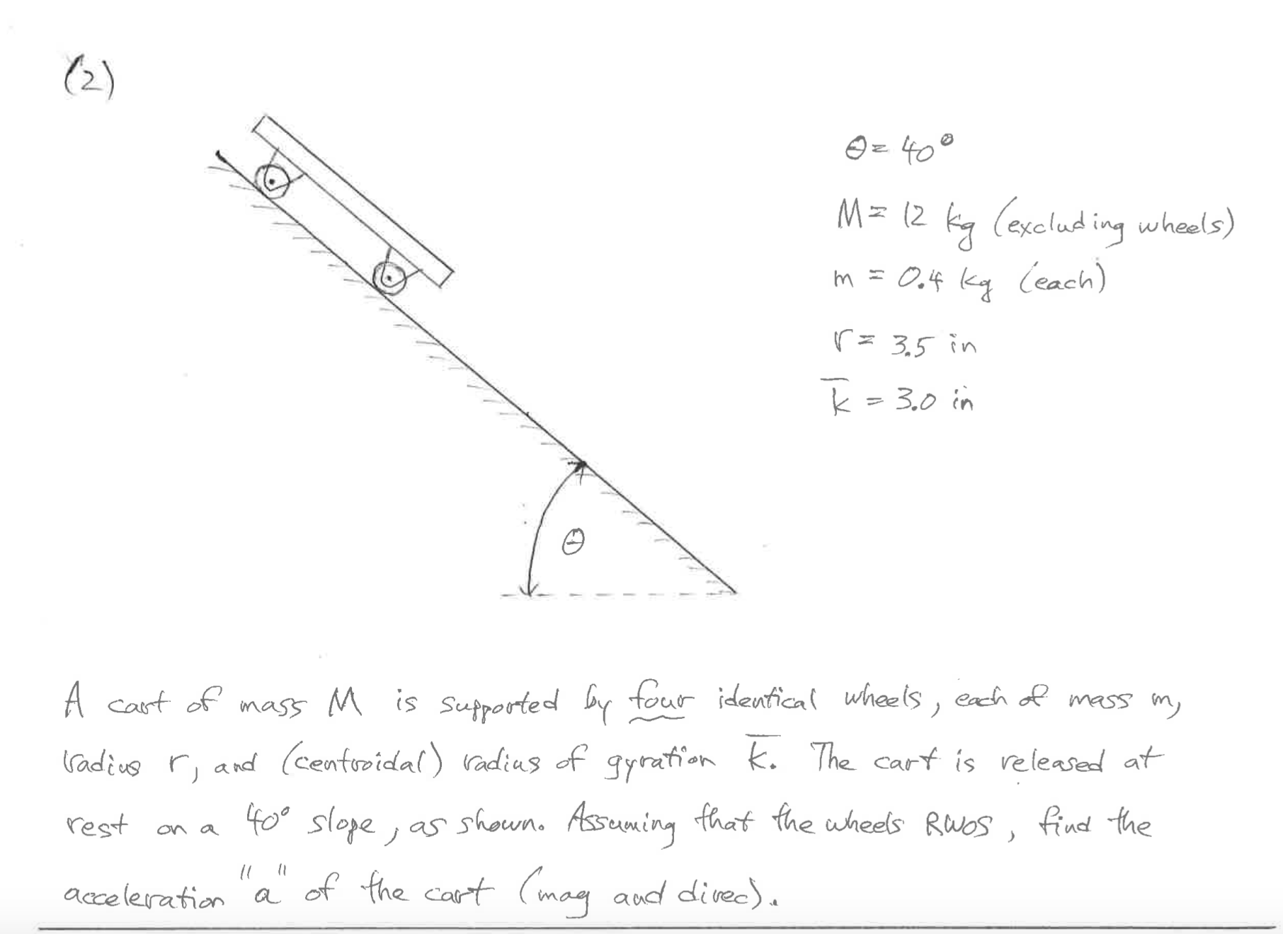 Solved -Dynamics question related to chapter 16(Plane motion | Chegg.com