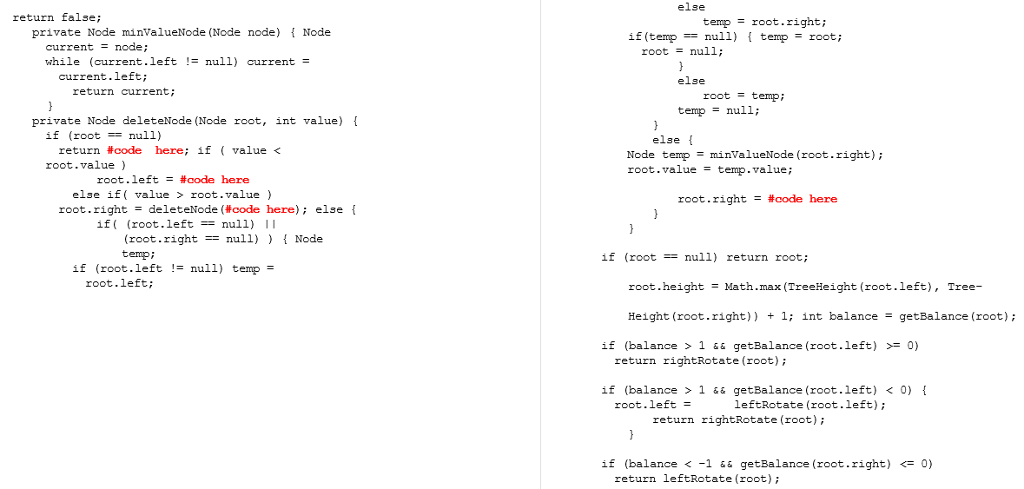 Solved This assignment is concerned with AVL trees. Given | Chegg.com