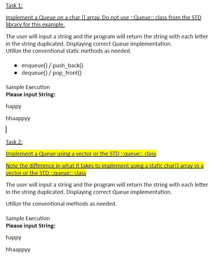 Solved Task 1: library for this example The user will input | Chegg.com