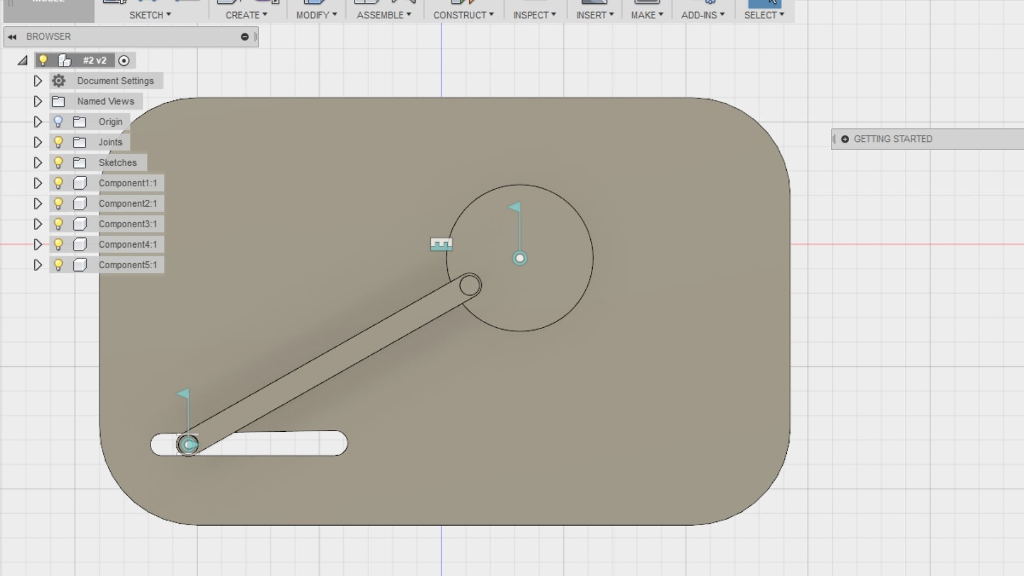 Solved SKETCH CREATE MODFY ASSEMBLE CONSTRUCT | Chegg.com