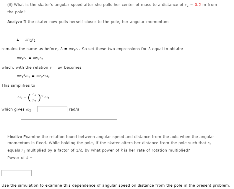 Solved Active Figure 11.3 Angular Momentum Instructions: Use | Chegg.com