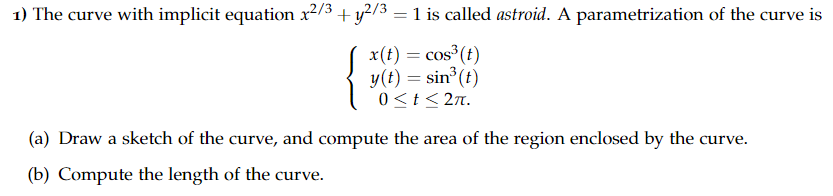 Solved 1) The curve with implicit equation 2/3y3 s called | Chegg.com