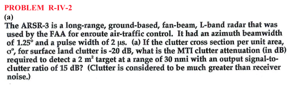 EXAMPLE PROBLEM 2 Find the range (km) at which the | Chegg.com