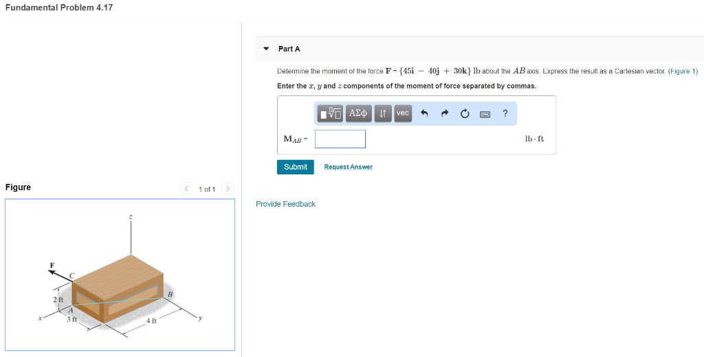 Solved Fundamental Problem 4.17 Part A Determine the | Chegg.com Solved Fundamental Problem 4.17 Part A Determine the | Chegg.com