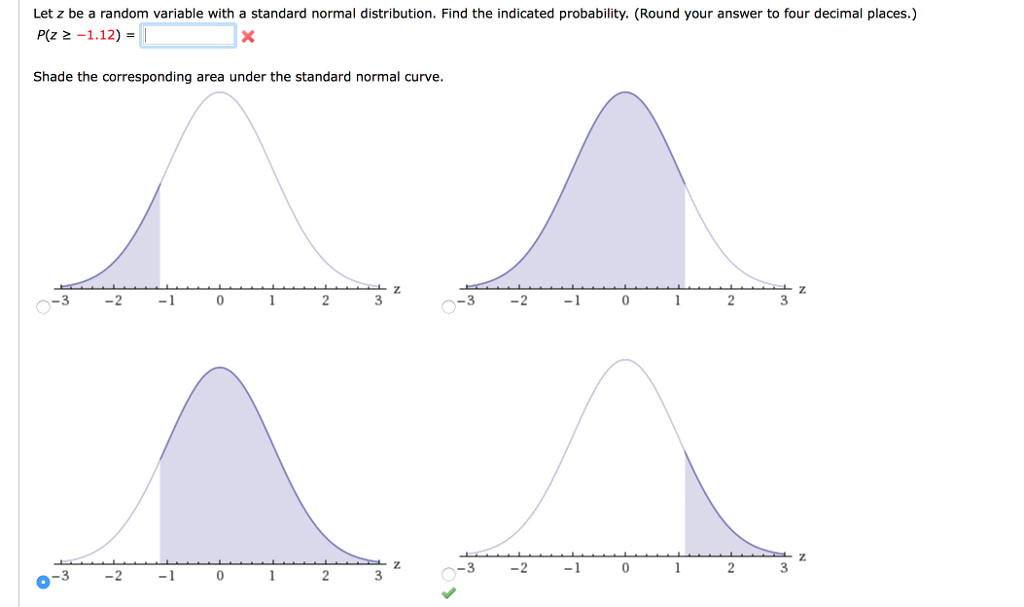 Solved Let z be a random variable with a standard normal | Chegg.com