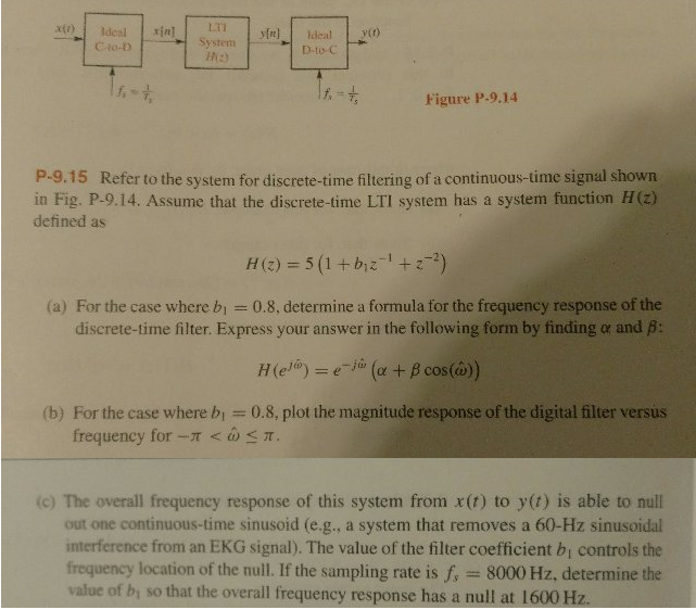 Solved Refer to the system for discrete-time filtering of | Chegg.com