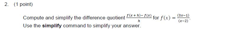 Solved MAPLE Questions : Answer only using a MAPLE Software; | Chegg.com