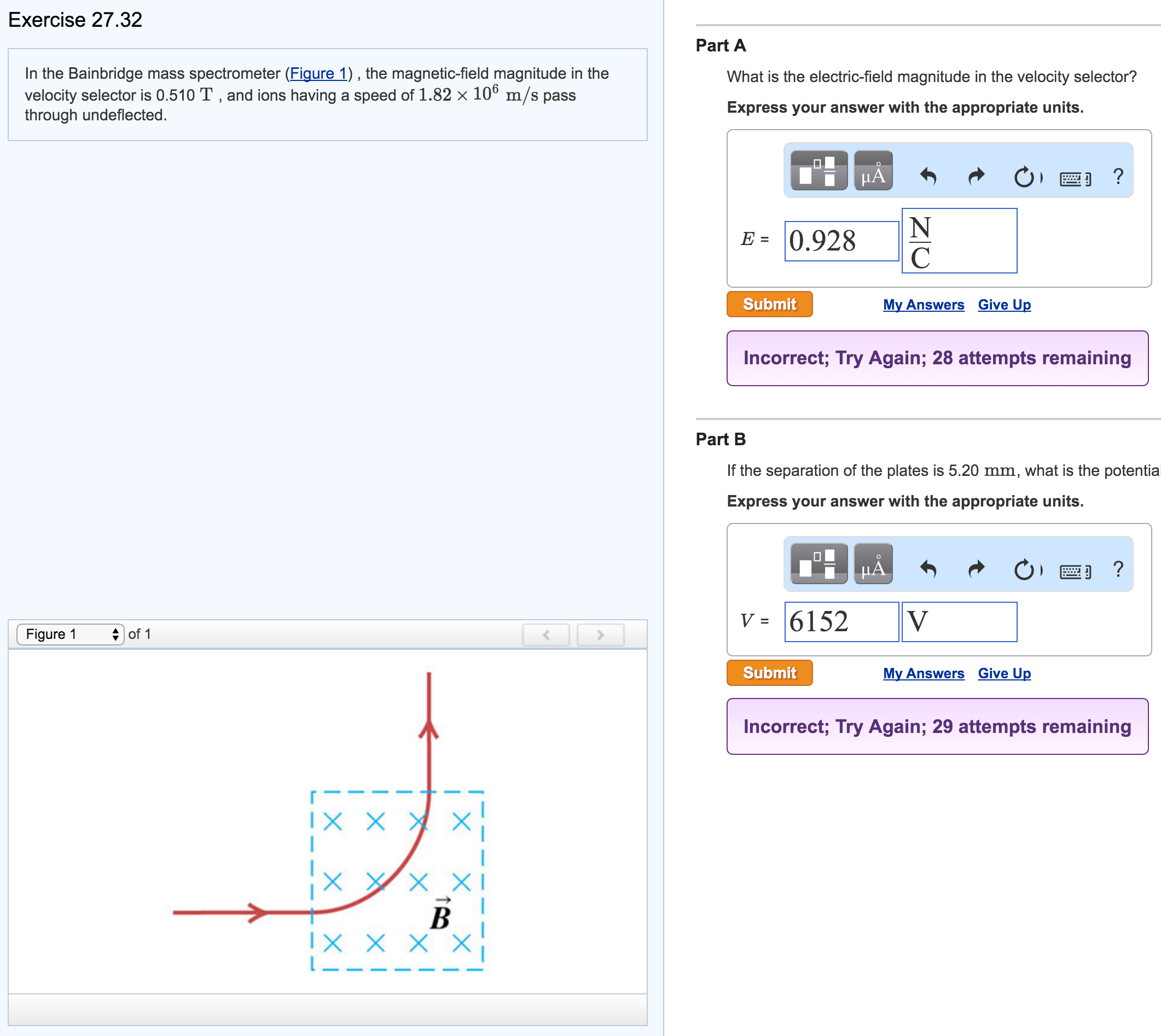 Solved In the Bainbridge mass spectrometer (Figure 1), the | Chegg.com