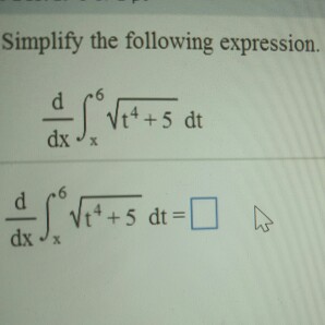 Solved Simplify the following expression. | Chegg.com