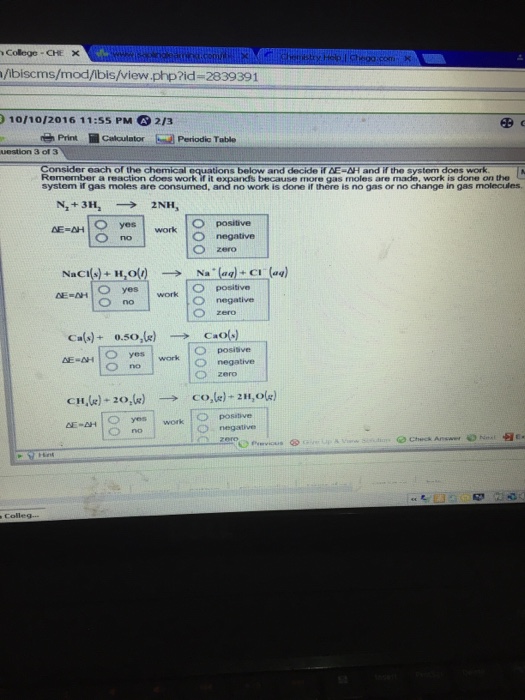 Solved Consider each of the chemical equations below and | Chegg.com