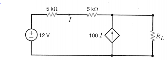 Solved In the circuit shown, find the value of RL that will | Chegg.com