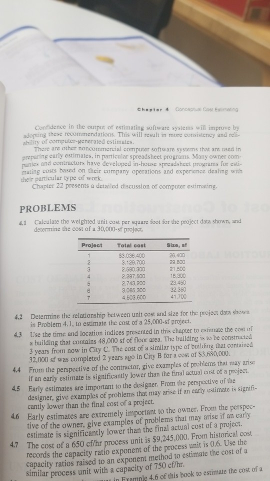 Solved Chapter 4 Conceptual Cost Estimating Confidence In