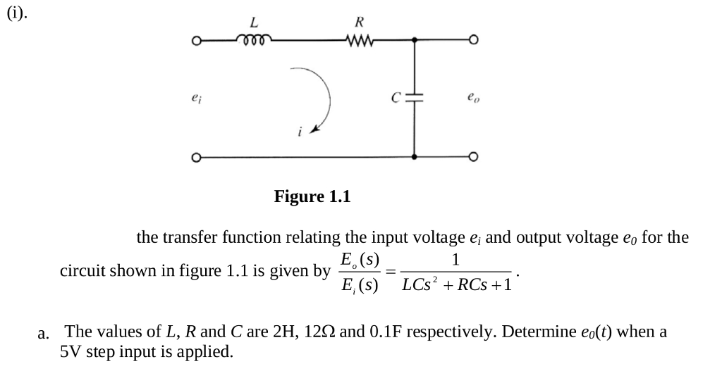Solved Figure 11 The Transfer Function Relating The Input 2352