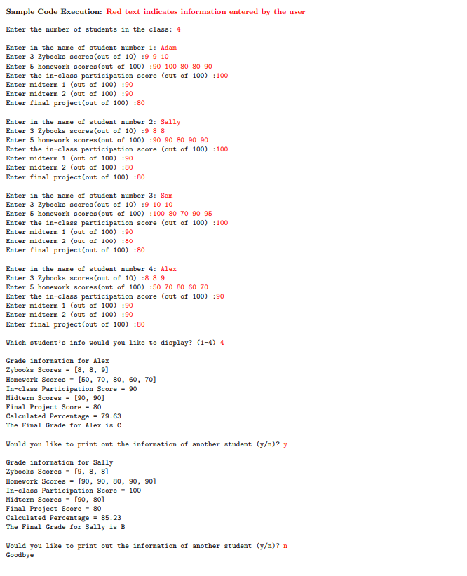 Problem 1: Calculate your grade (50 points) Write a C | Chegg.com