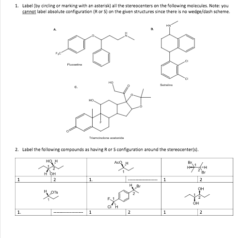 Solved Label (by circling or marking with an asterisk) all | Chegg.com
