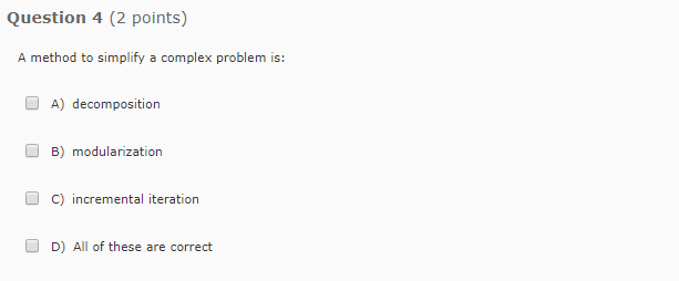 Solved Question 1 (2 points) An example of a functional | Chegg.com