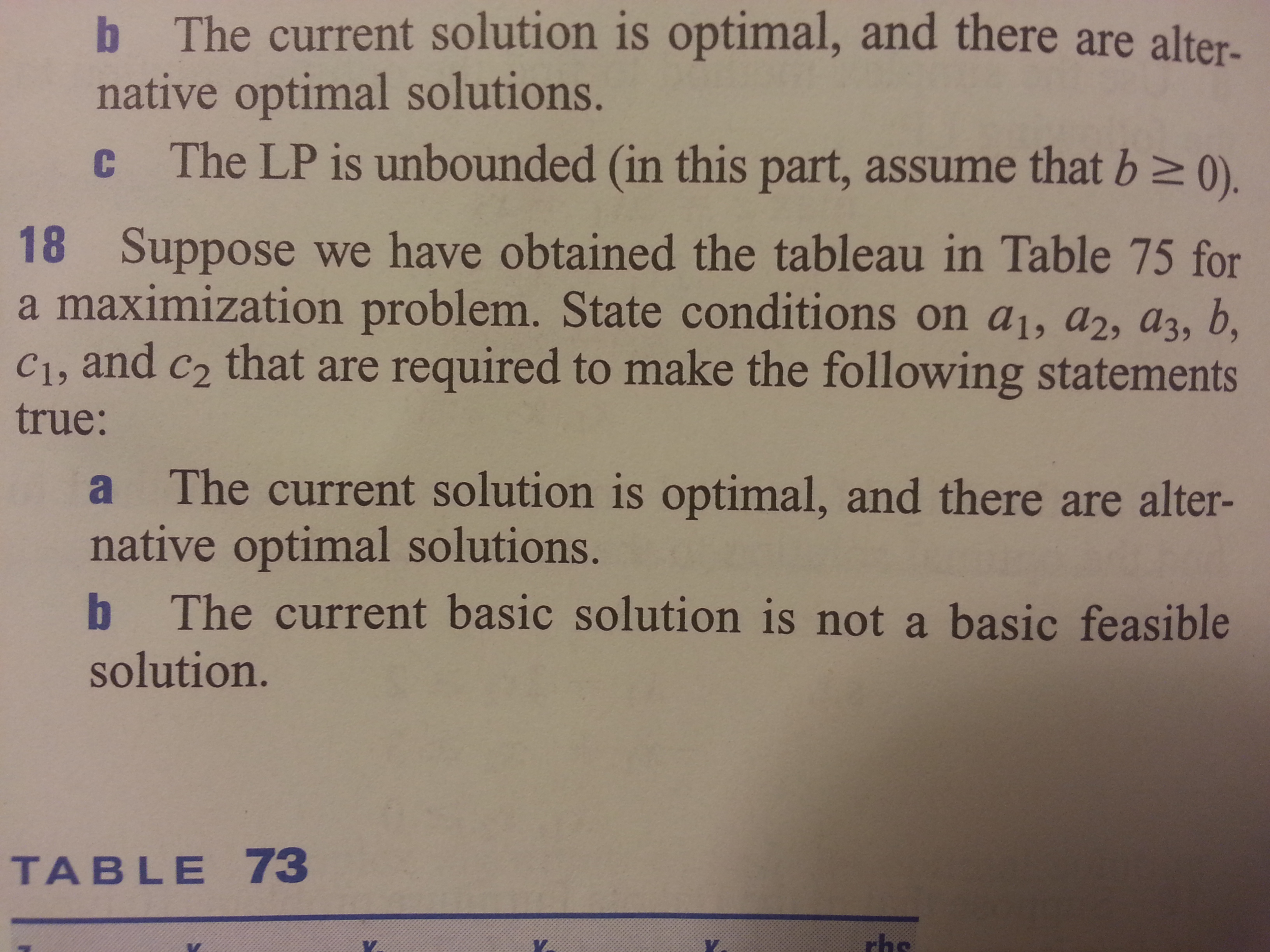 Solved The current solution is optimal, and there are | Chegg.com
