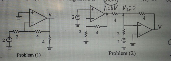 Solved op-amp problems solve with detail please. op-amp | Chegg.com