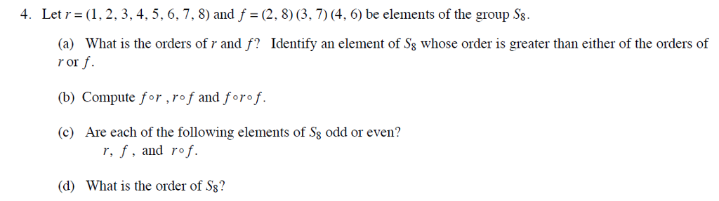 Solved 6. (a) List all left cosets, without duplication, of | Chegg.com