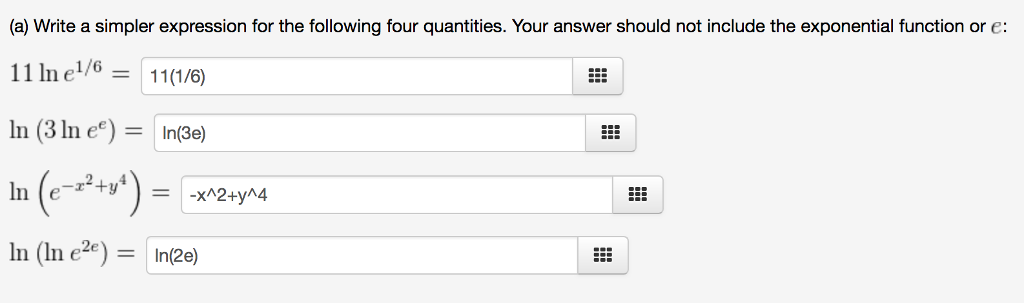 Solved (a) Write a simpler expression for the following four | Chegg.com
