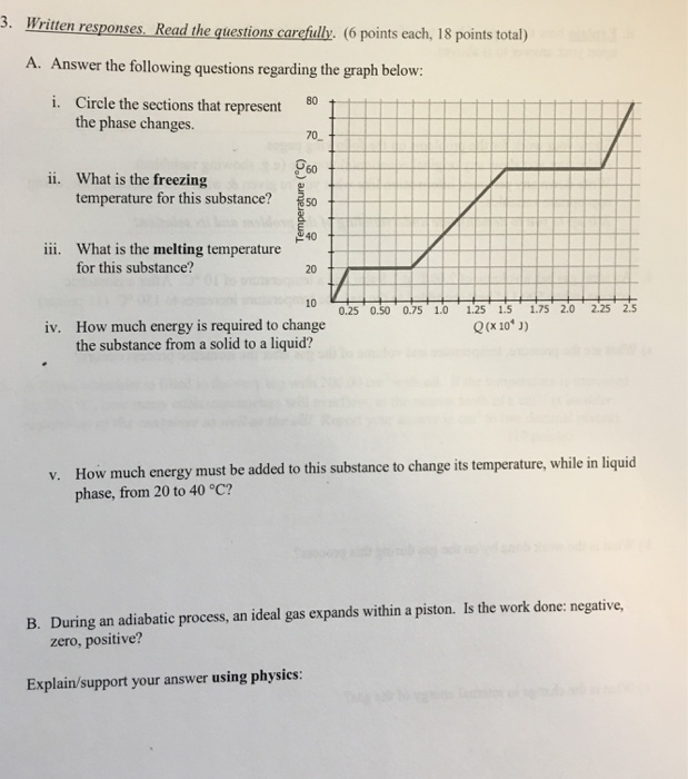 Solved Circle the sections that represent the phase changes. | Chegg.com