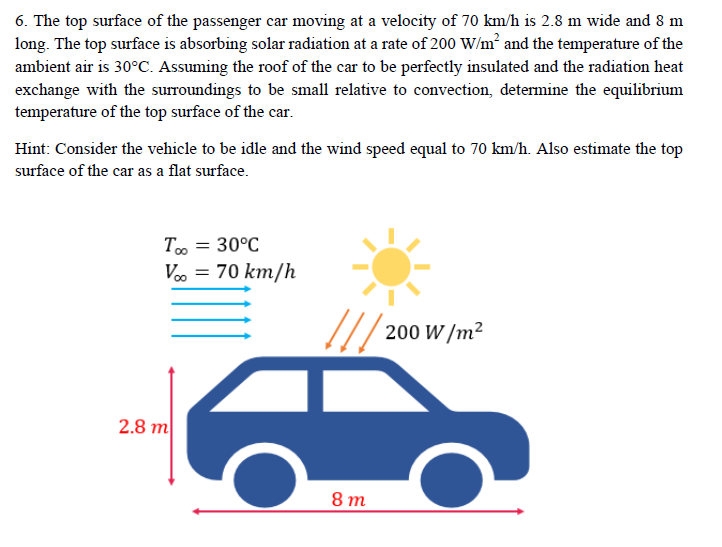 Solved 6. The top surface of the passenger car moving at a | Chegg.com
