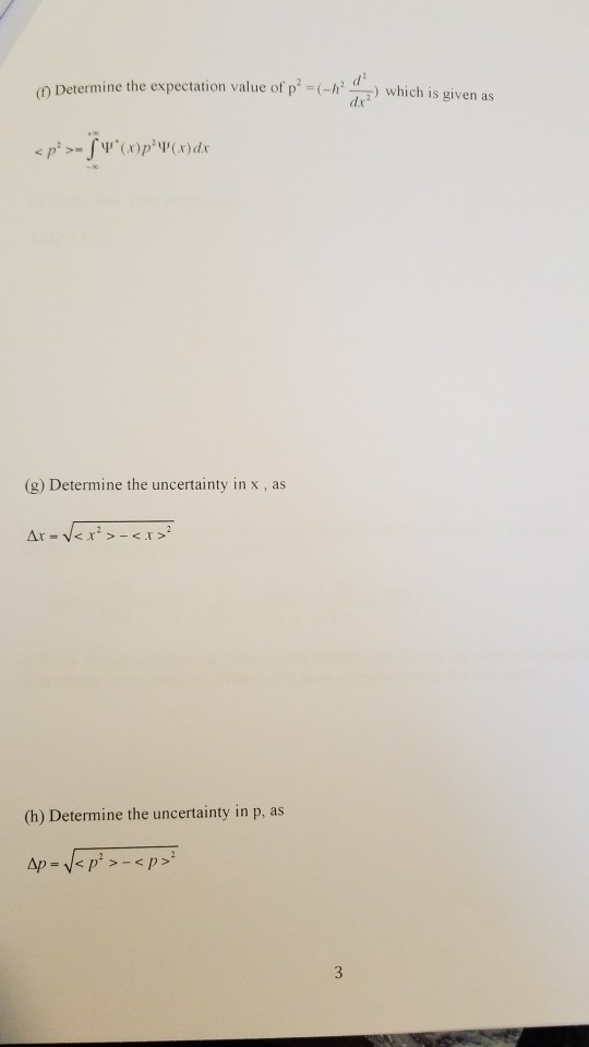 Solved pertanmmg 1. The wave function of a one dimensional | Chegg.com