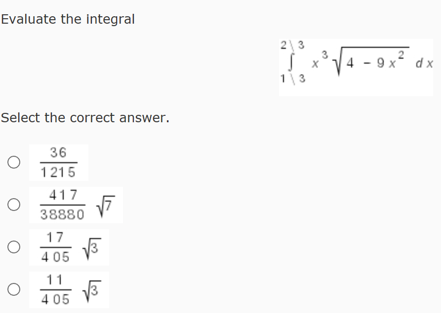 Solved Evaluate the integral. 5 cos 2x dx Select the correct | Chegg.com